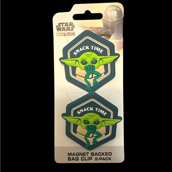 Other | Disney Star Wars The Mandalorian Grogu Snack Time Magnetic Chip ...